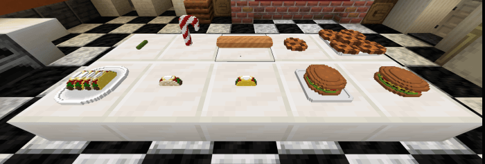 Food Block Decorations and Furniture | Minecraft Addon