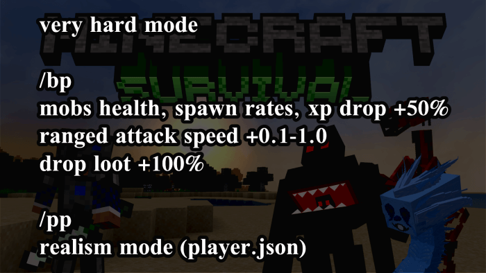 Survival Pack - Chaos Mode | Minecraft Addon