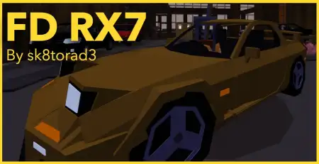 FD RX7, Mazda - Simple Car Series Mod | Minecraft Addon