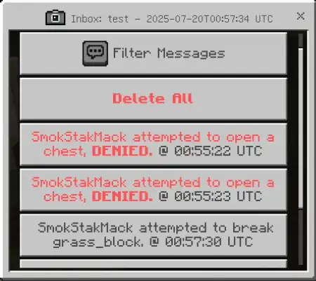 LandClaim LITE Mod | Minecraft Addon