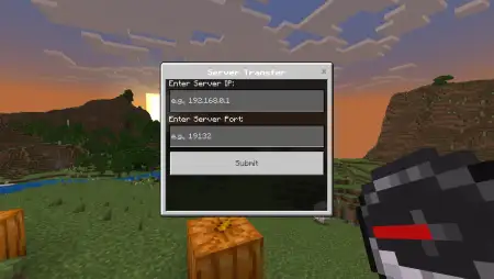 Transfer UI Mod | Minecraft Addon
