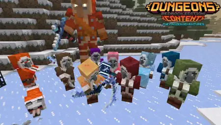 Dungeons Content Plus Mod | Minecraft Addon