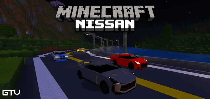 Nissan Cars Mod | Minecraft Addon