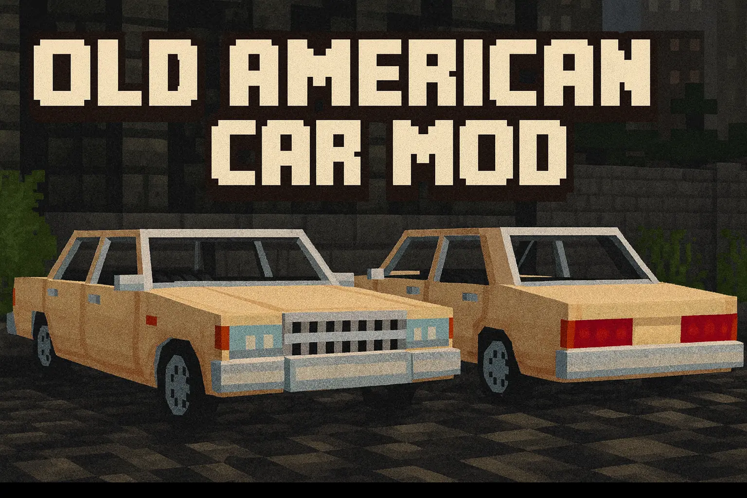 Old American Car Mod | Minecraft Addon