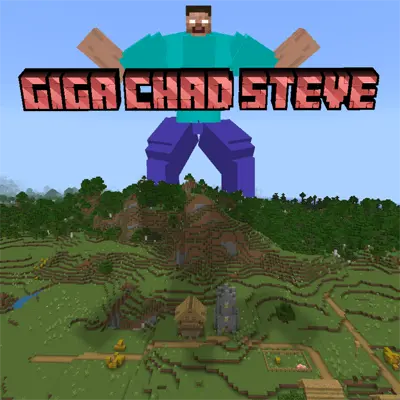 Giga Chad Steve Mod | Minecraft Addon