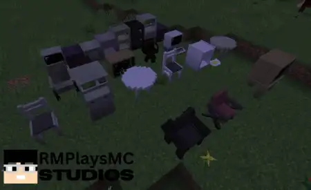 Props And Furnitures 1980s Furnitures Expansion Mod | Minecraft Addon