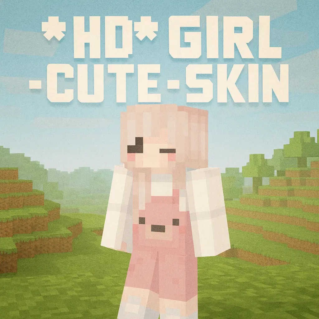 *HD* Girl -CUTE- Skin » Minecraft Bedrock Addons