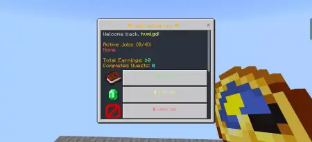 Job System Mod | Minecraft Addon
