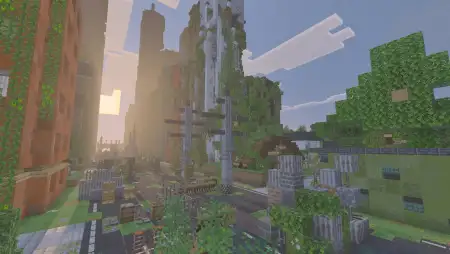 APOCALYPTIC CITIES Mod | Minecraft Addon