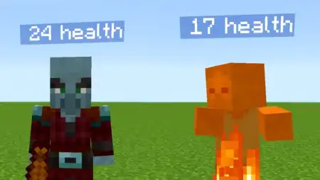 Simple Health Bar Mod | Minecraft Addon