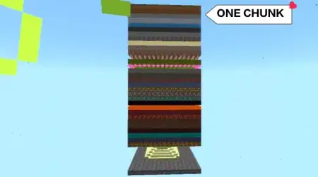 CUSTOM LAYER ONE CHUNK SURVIVAL | Minecraft Map