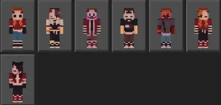 Demon Masks Skin Pack » Minecraft Bedrock Addons