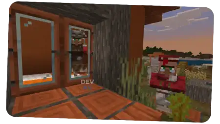 Glass Doors Mod | Minecraft Addon