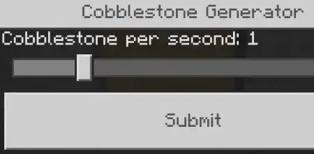 Cobblestone Generator Mod | Minecraft Addon