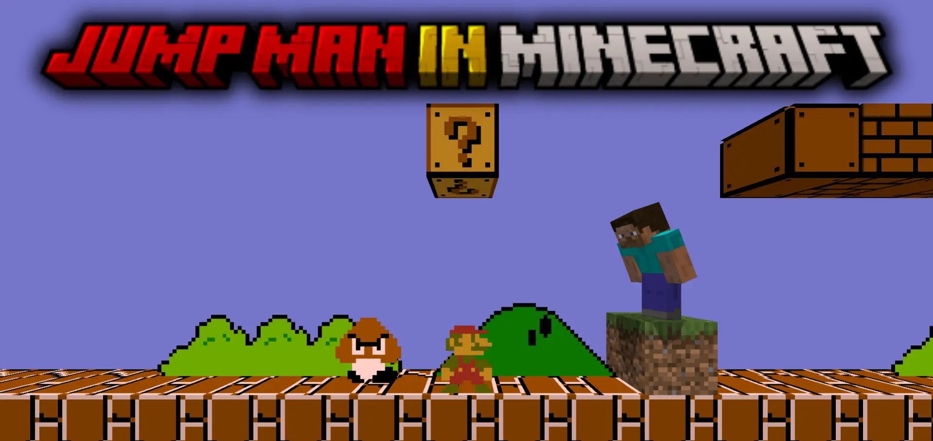 Jump Man in Minecraft (Mario) | Minecraft Map